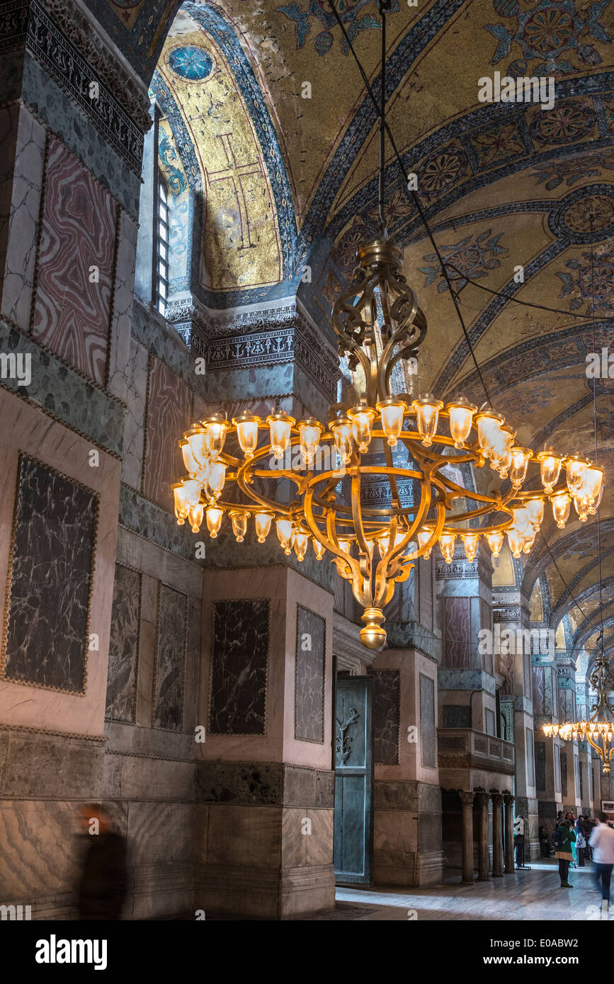 The inner narthax, Aya Sofya, Sultanahmet, Istanbul, Turkey Stock Photo ...