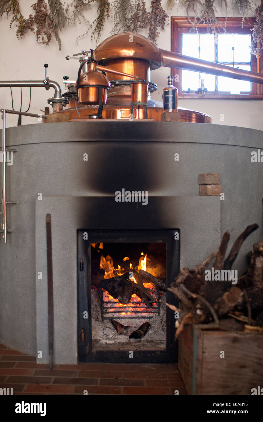 Stove in distillery Stock Photo - Alamy