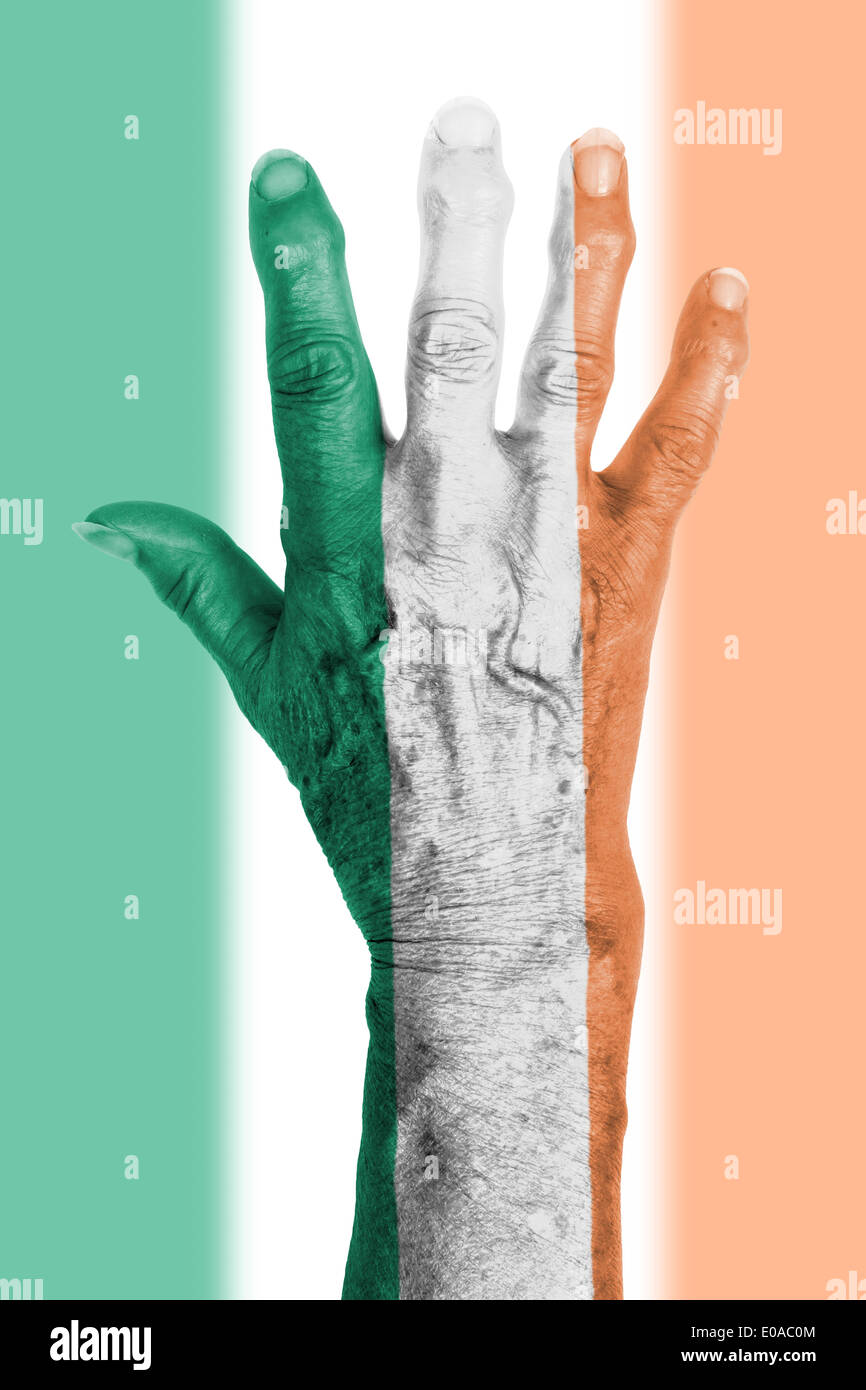 Old ireland flag hi-res stock photography and images - Alamy