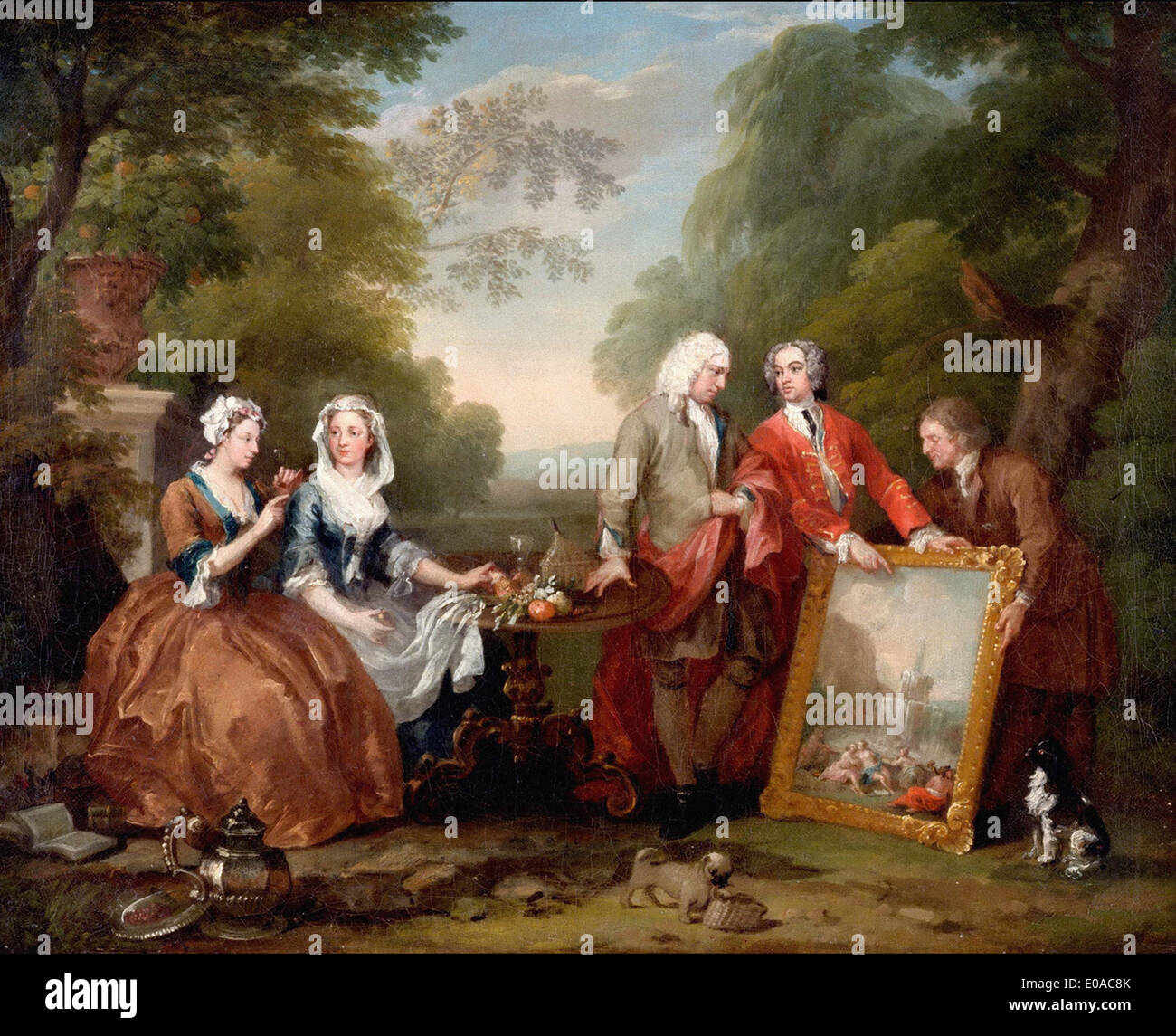 William Hogarth Conversation Piece (Portrait of Sir Andrew Fountaine ...