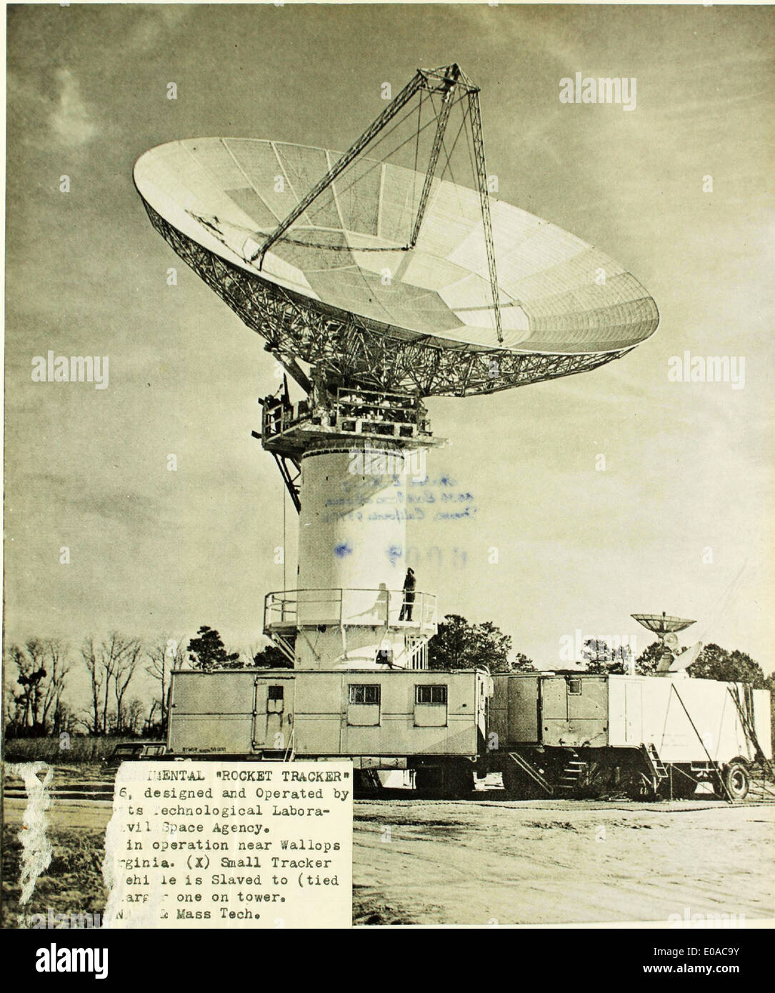 This glossy photo features the NASA Rocket Tracker, a key tool used in ...