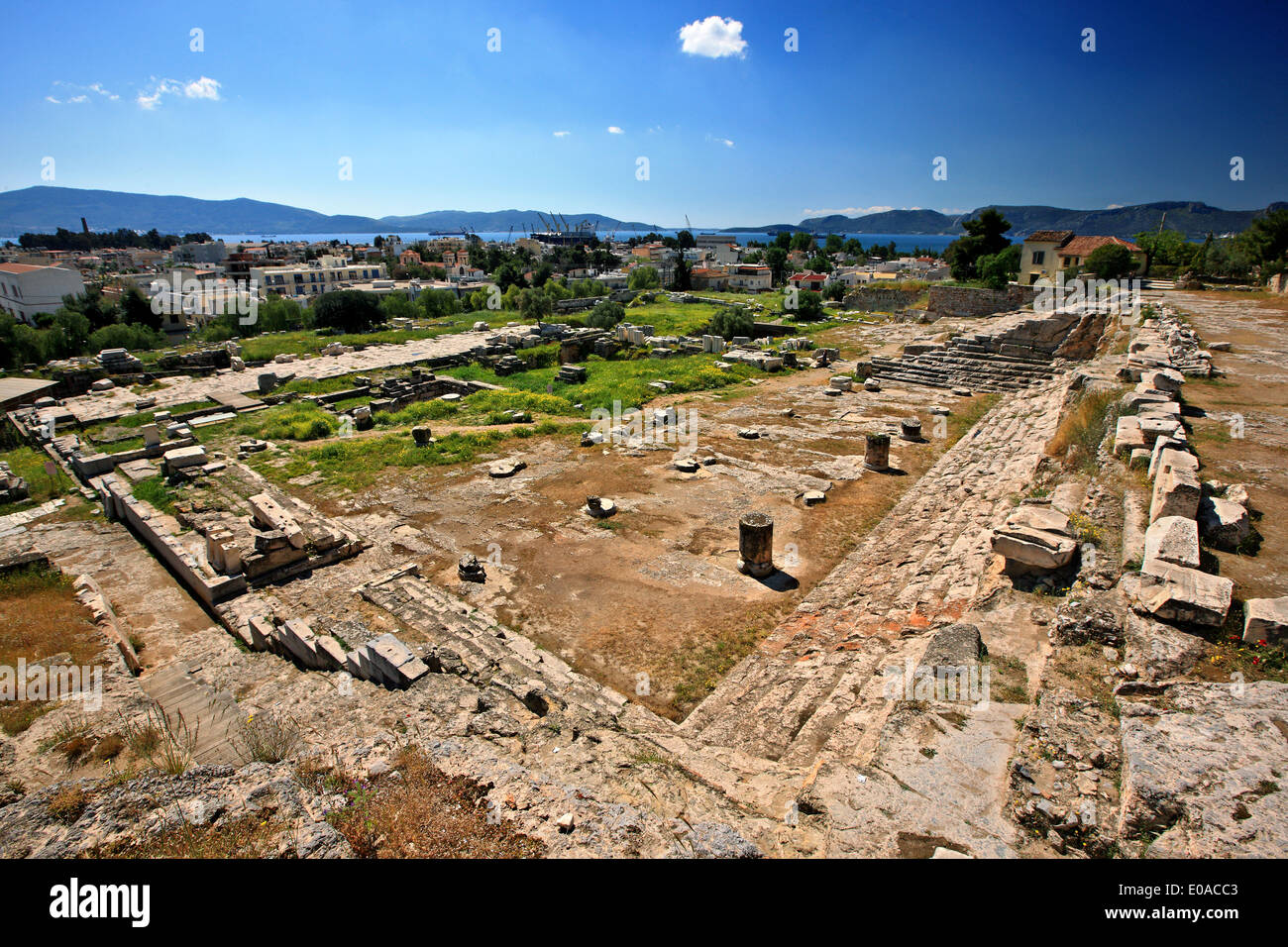 The Telesterion at the Archaeological site of Eleusis ("Elefsis" or ...
