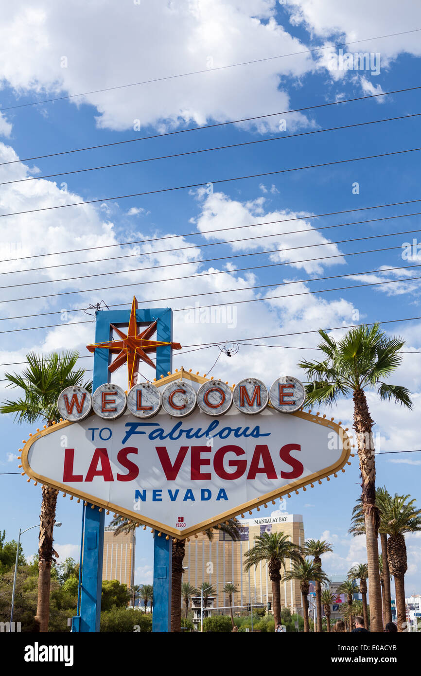 Welcome to Las Vegas sign Stock Photo - Alamy