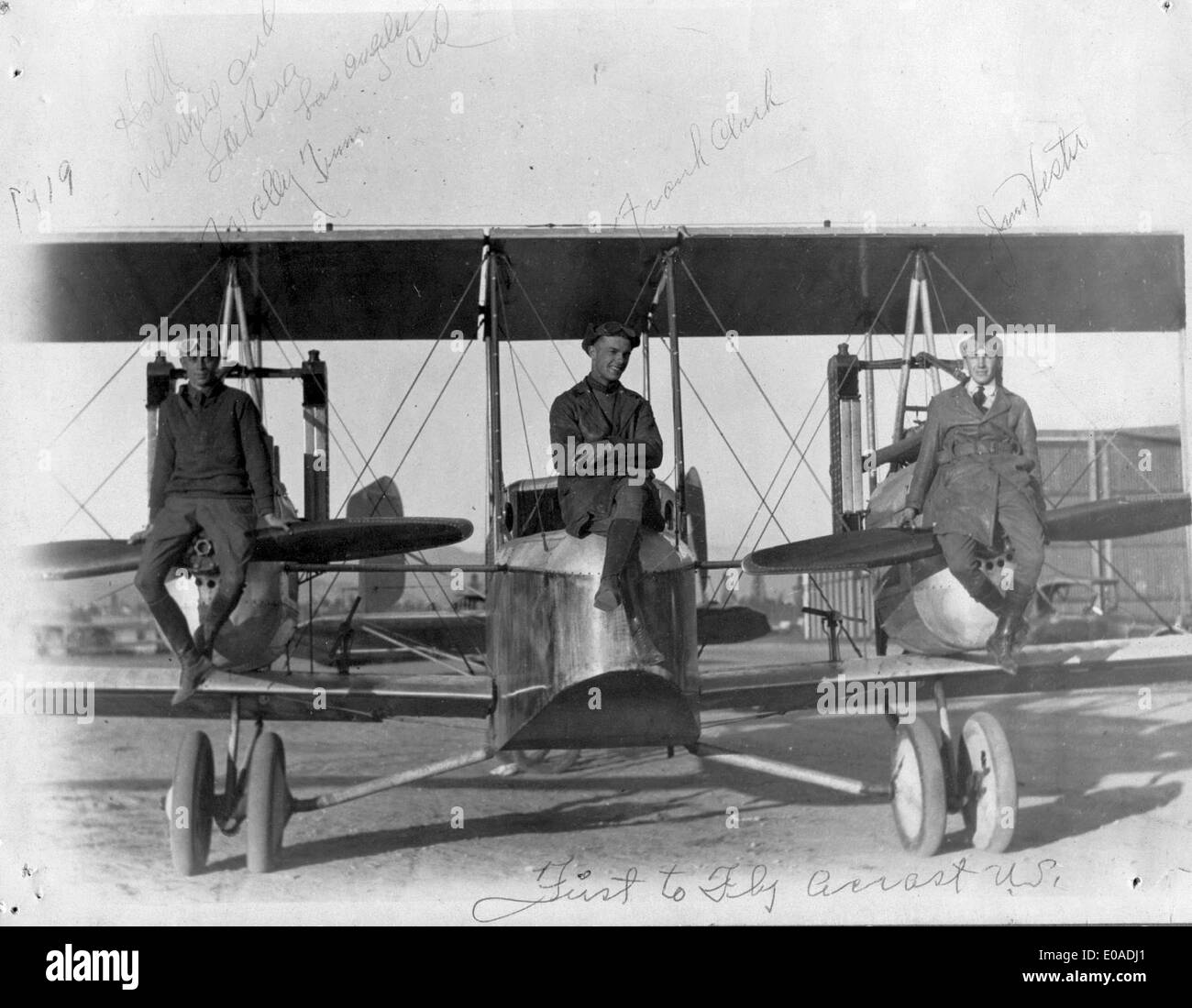 The Timm Pacific Hawk, piloted by Wally Timm, Frank Clark, and Jim ...