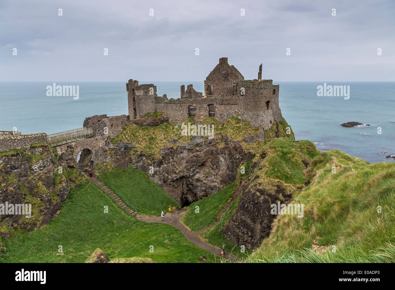 Dunluce Castle Northern Ireland County Antrim Stock Photo - Alamy