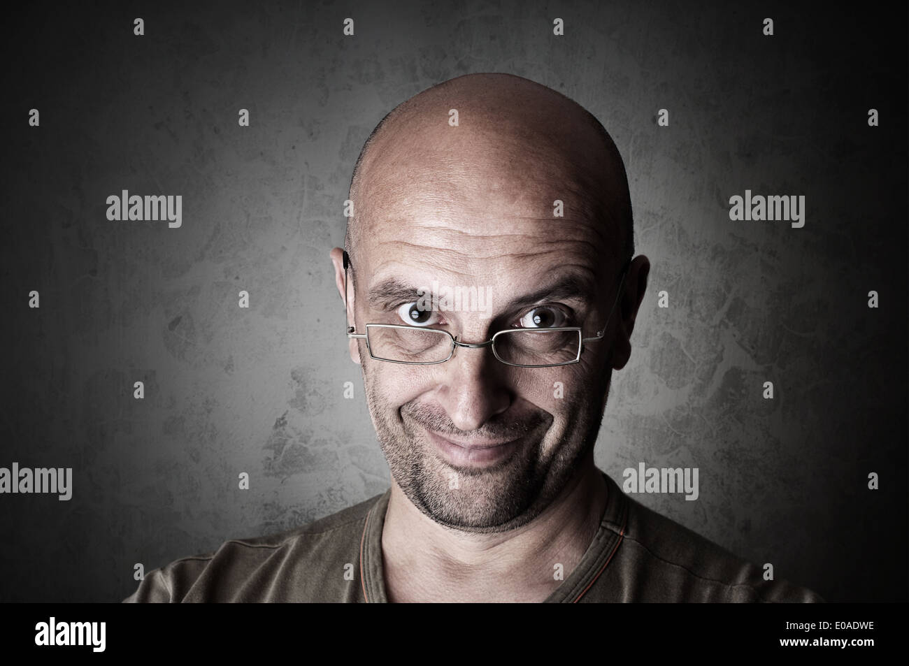 Portrait of a smiling friendly man Stock Photo - Alamy