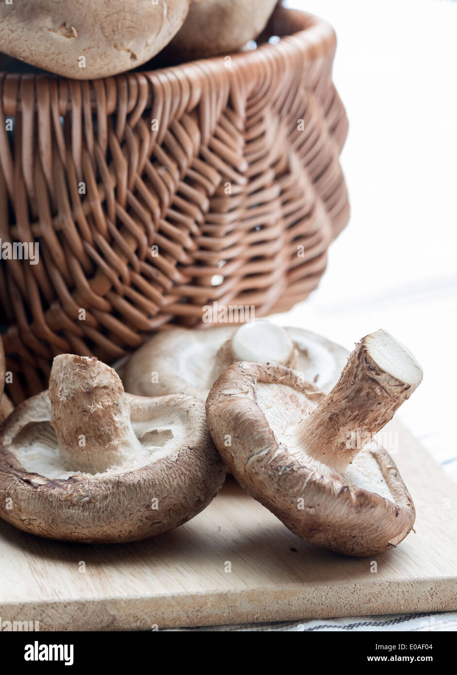 Shiitake mushrooms whole hi-res stock photography and images - Alamy