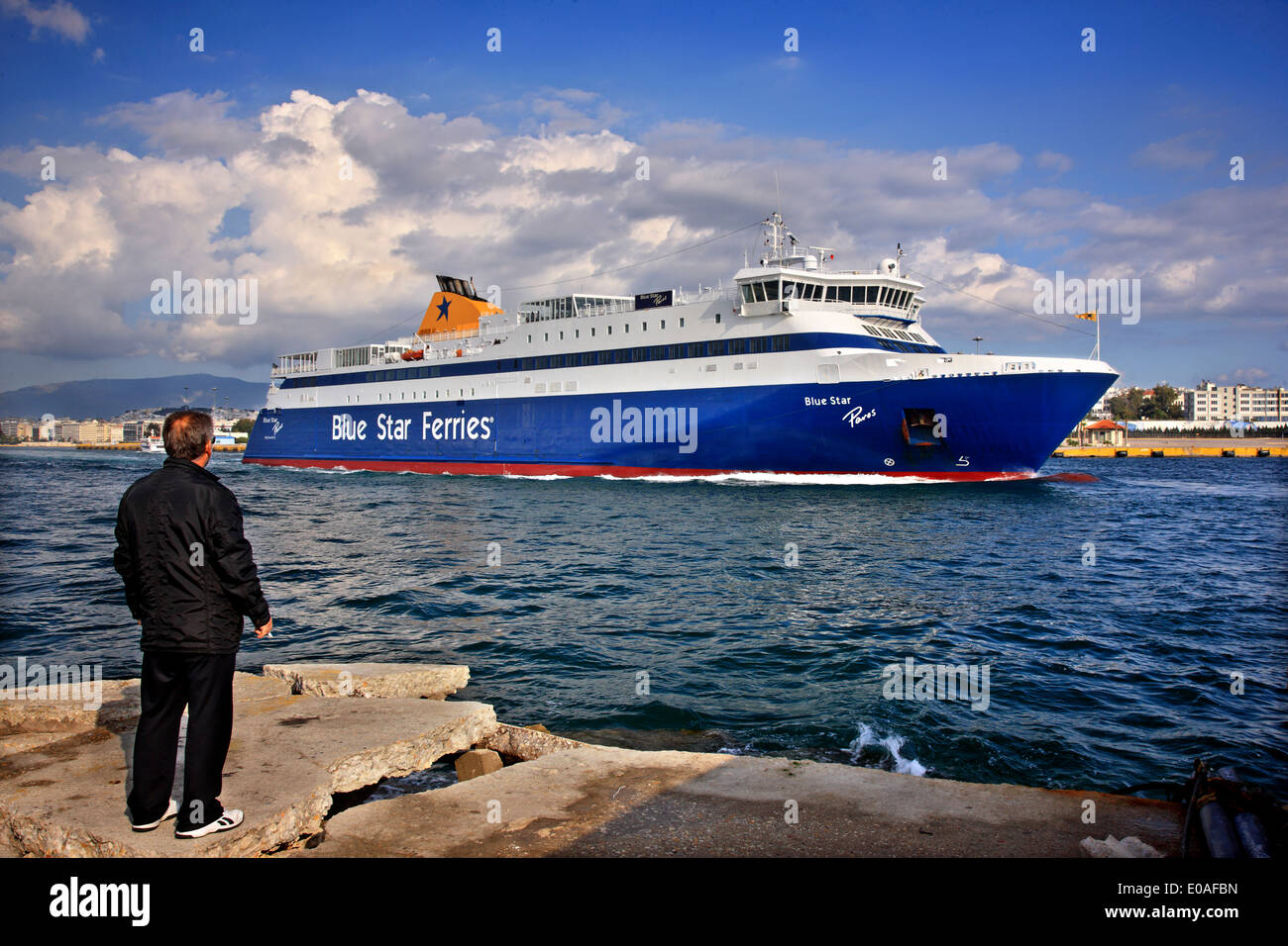At the port of Piraeus, Greece's largest port (and one of the largest ...
