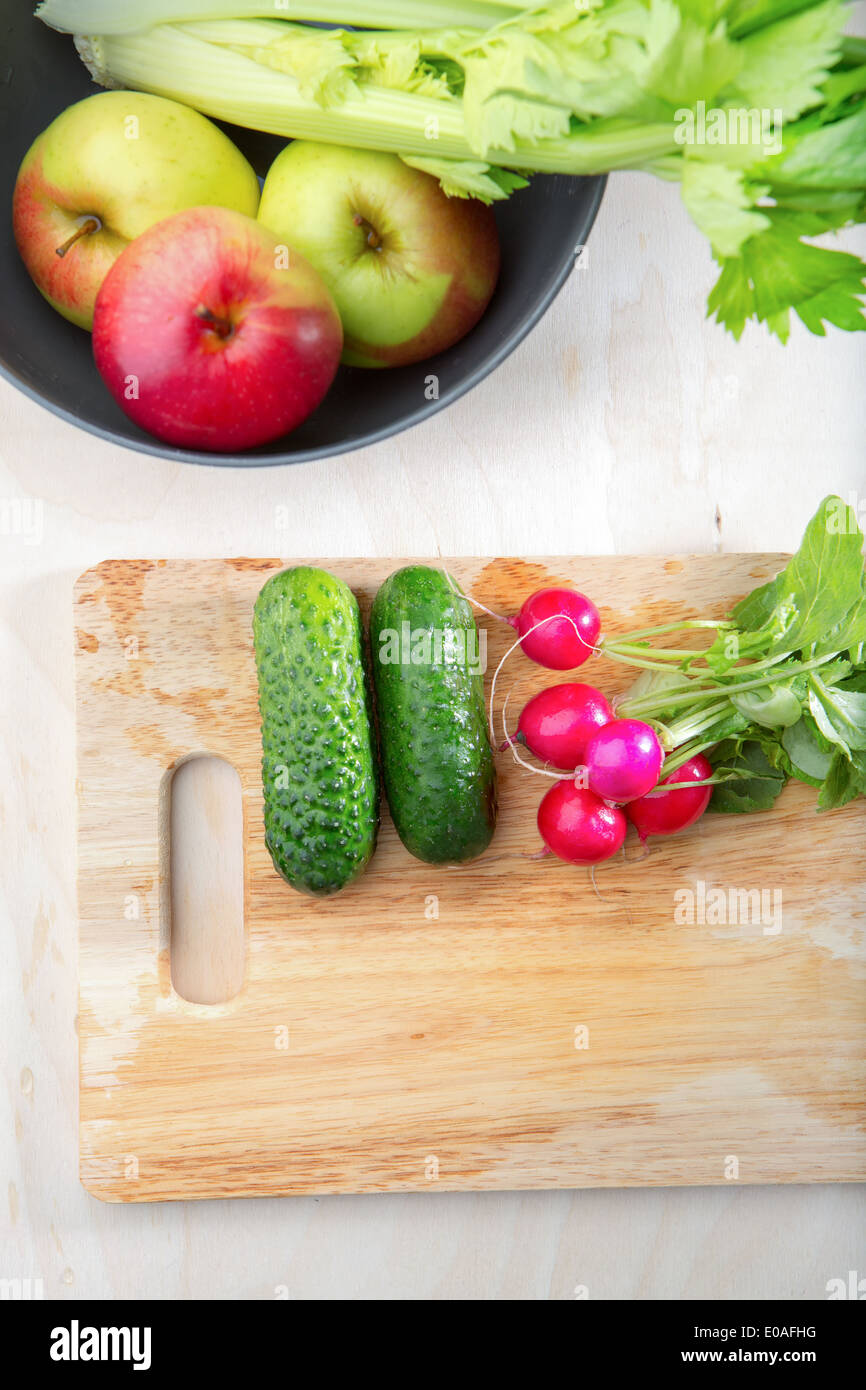 Fresh vegetables in the kitchen Stock Photo - Alamy