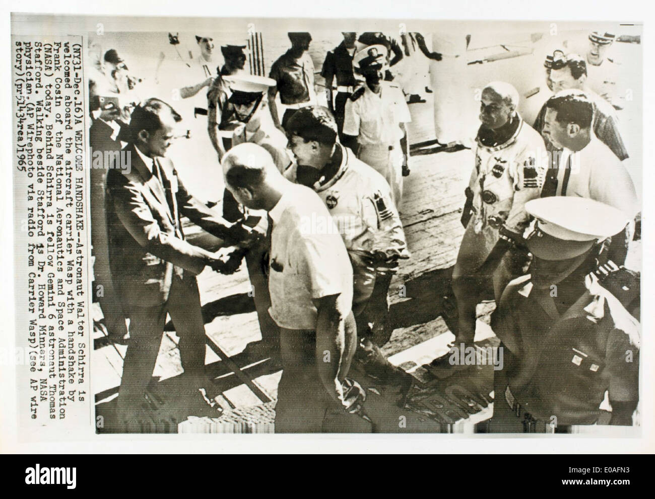 This image from the Wally Schirra Collection showcases the Gemini 6 ...