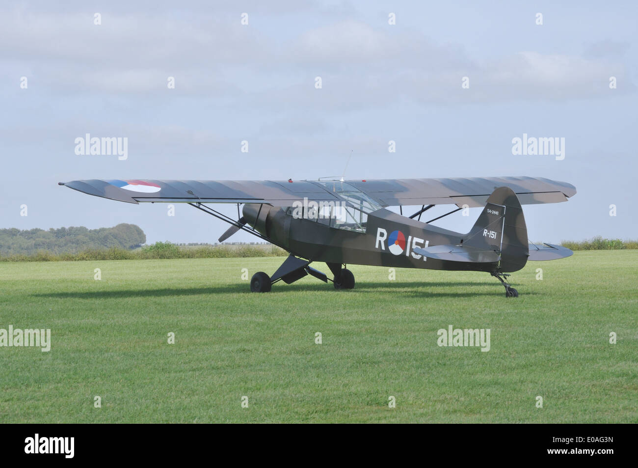 1954 Piper L-21B Super Cub G-BIYR (also registered R151) at Compton ...