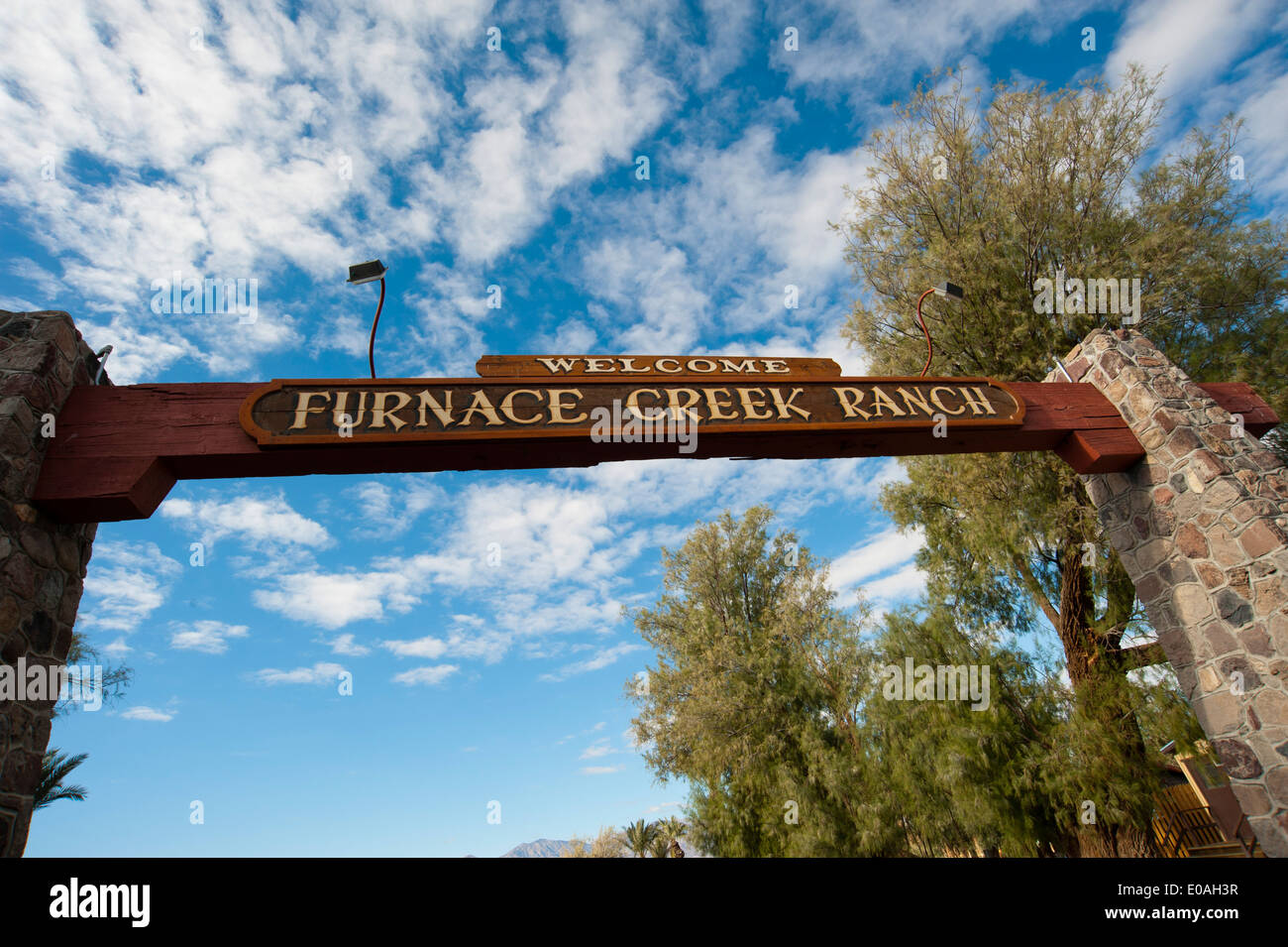 Furnace Creek, Death Valley NP, California, USA Stock Photo - Alamy