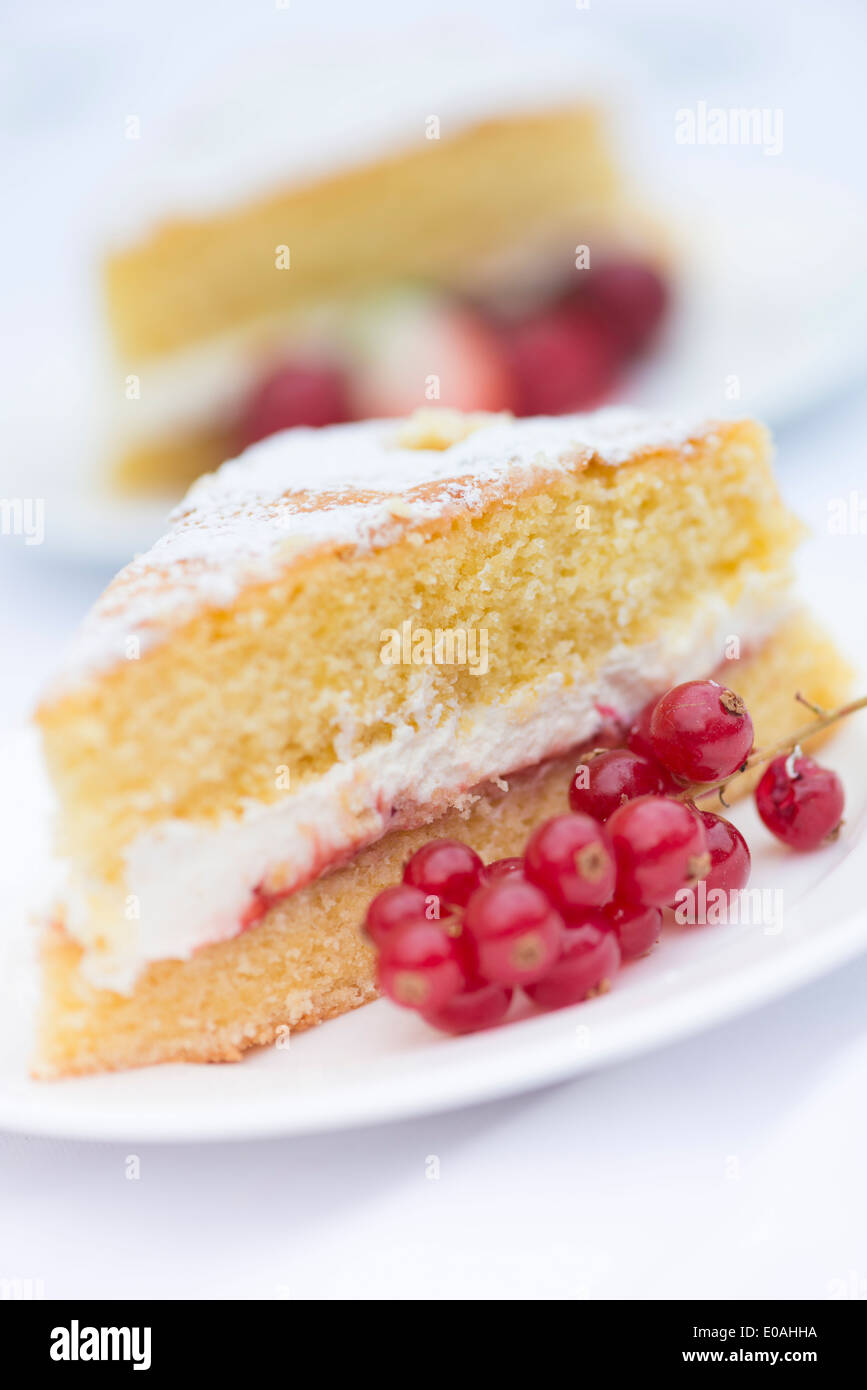 Victoria sponge cake Stock Photo - Alamy