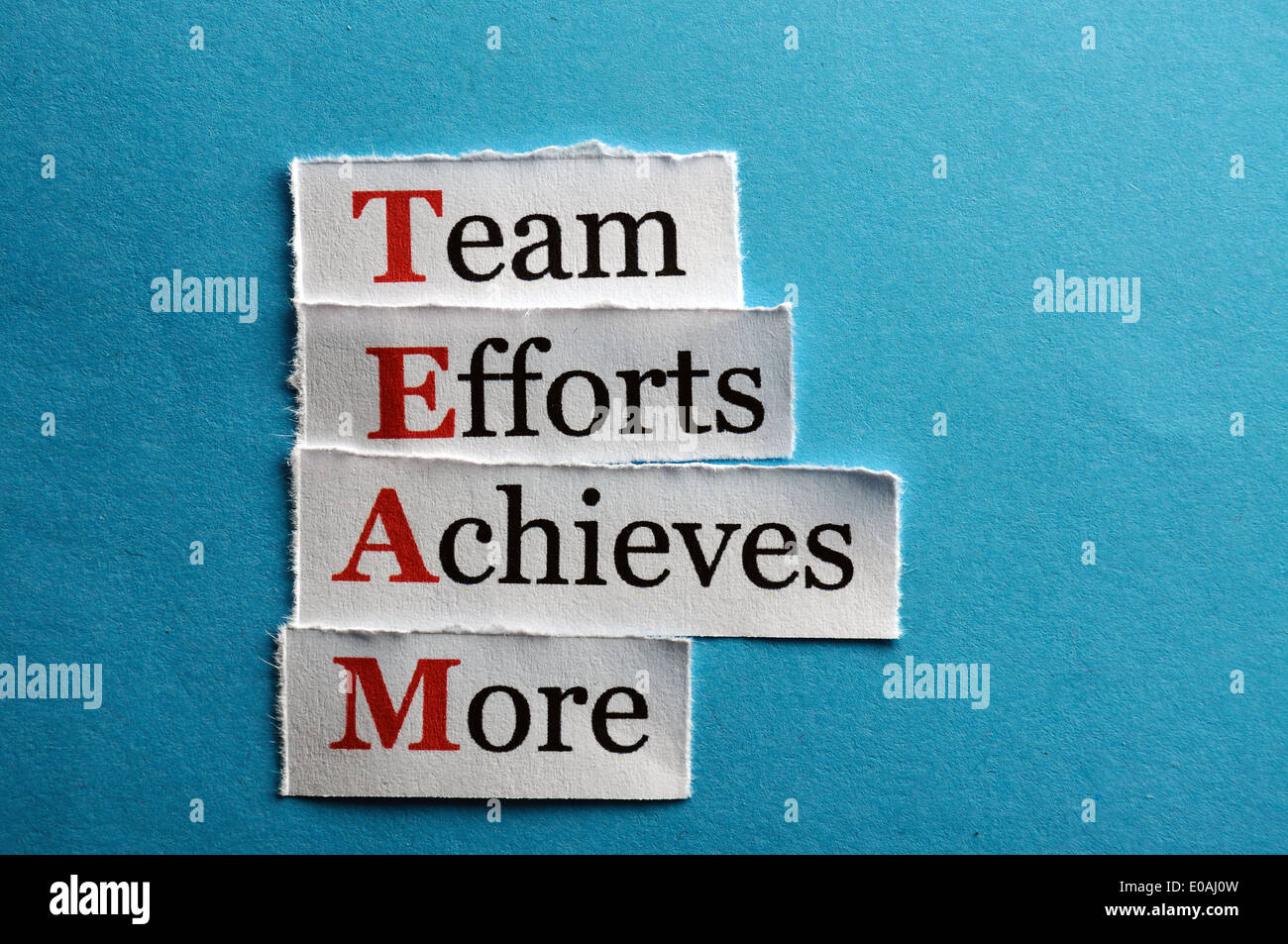 Idea acronym in business concept, words on cut paper hard light Stock ...