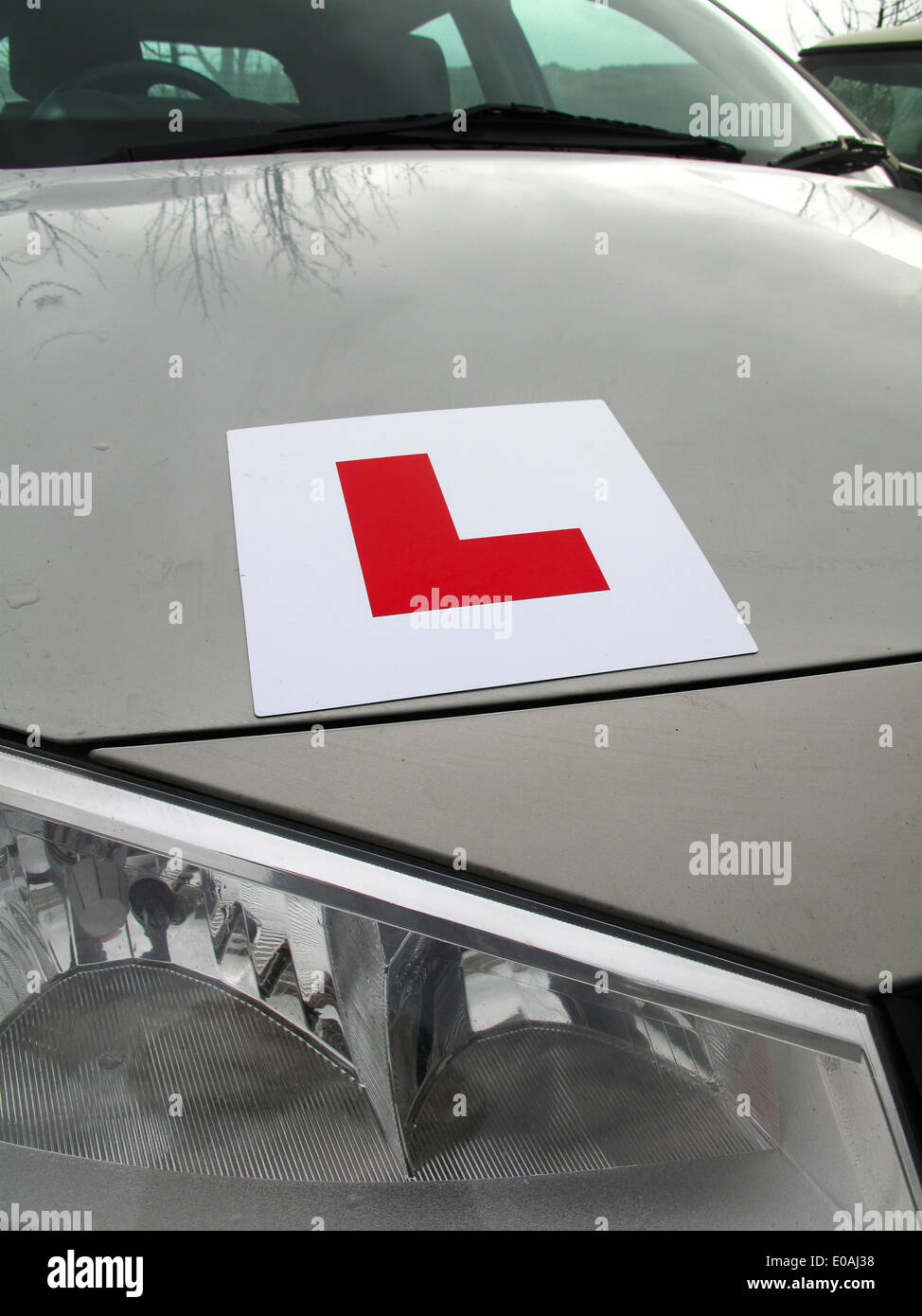 Car learners sticker hi-res stock photography and images - Alamy