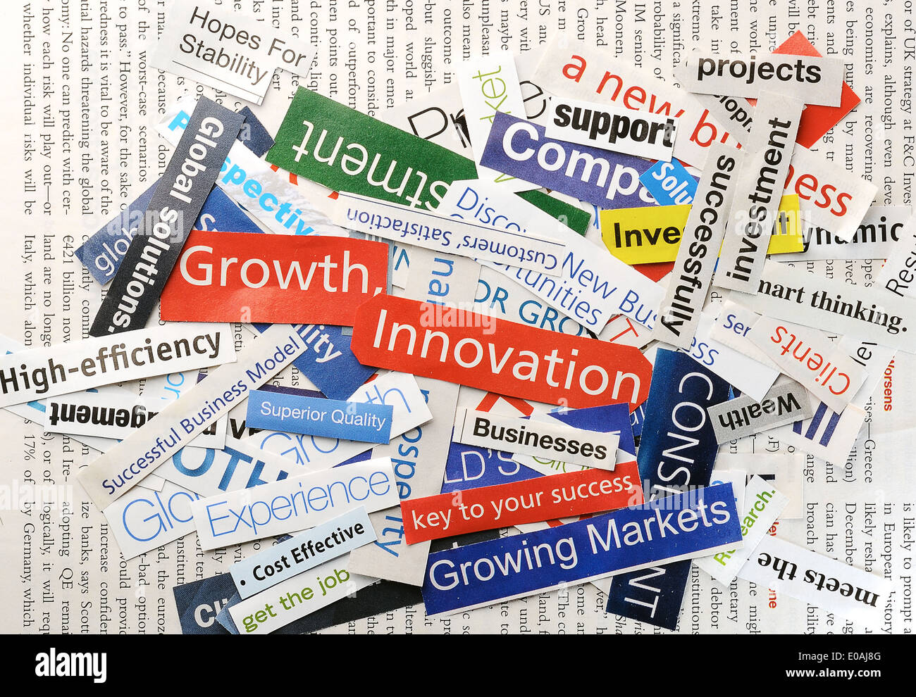 Business communications collage hi-res stock photography and images - Alamy