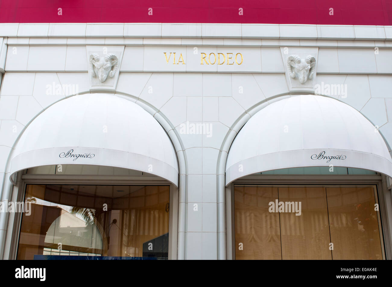 Breguet on Via Rodeo, Beverly Hills, Los Angeles, California, USA Stock ...
