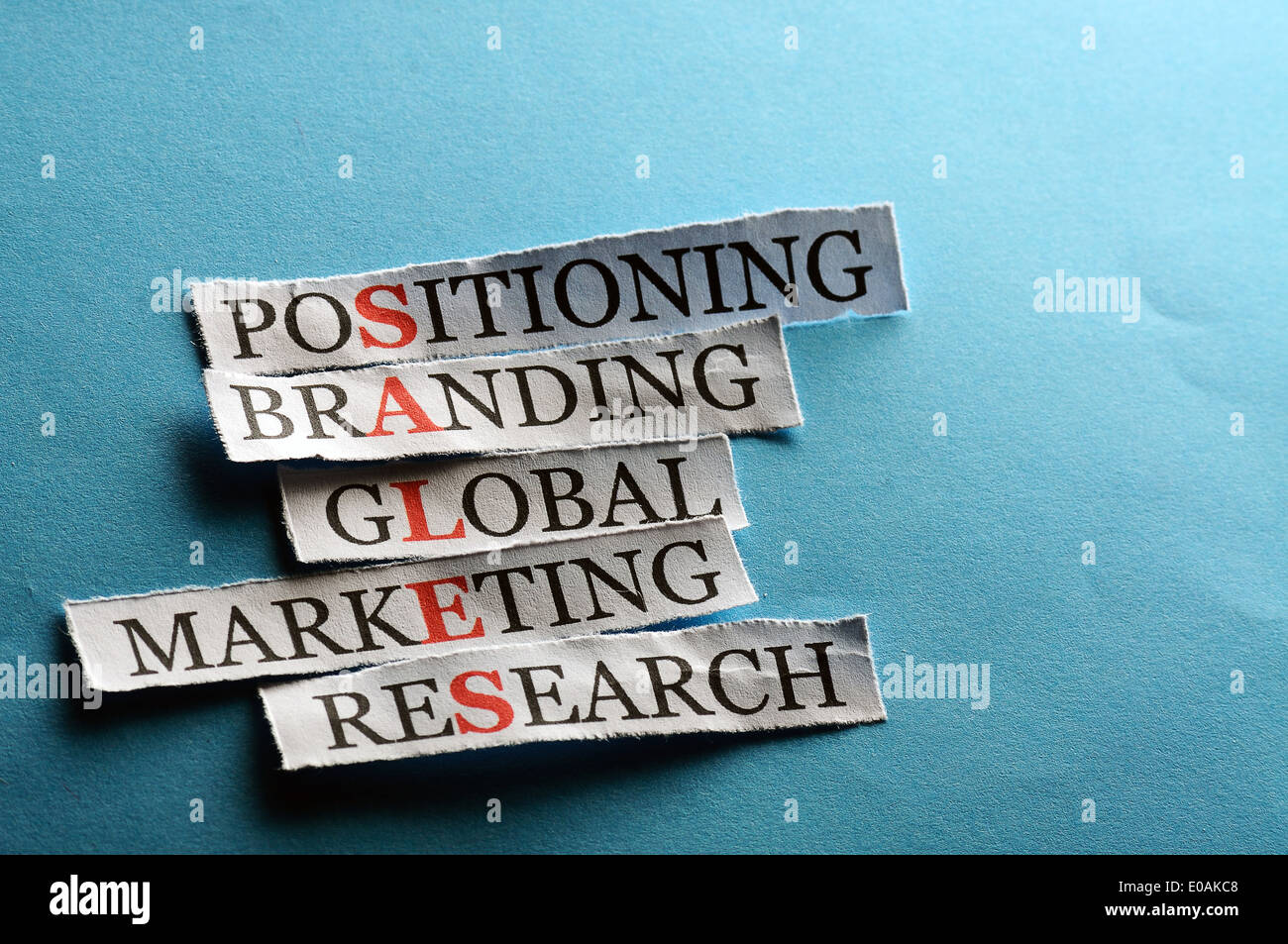 Sales acronym in business concept, words on cut paper hard light Stock ...