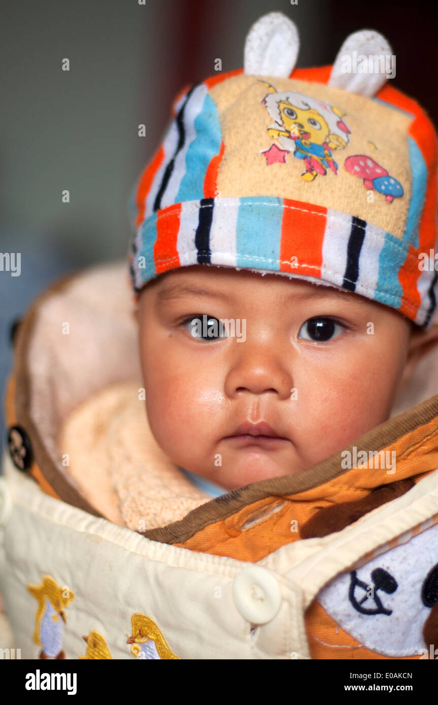 Chinese young boy, Yunnan, China Stock Photo - Alamy