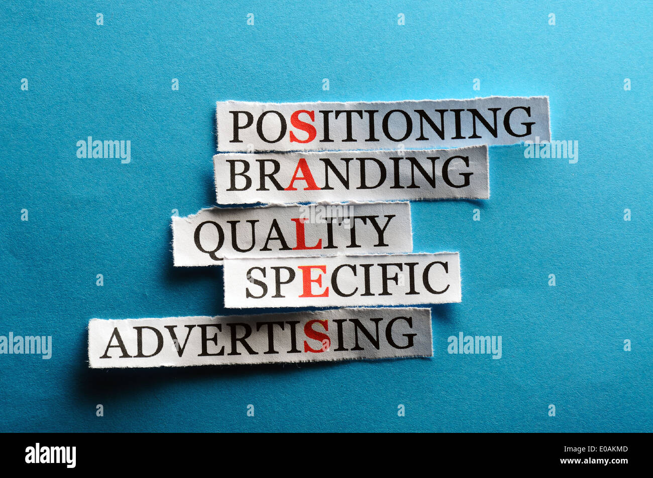 Sales acronym in business concept, words on cut paper hard light Stock ...