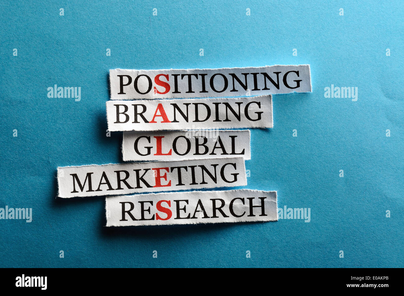 Sales acronym in business concept, words on cut paper hard light Stock ...