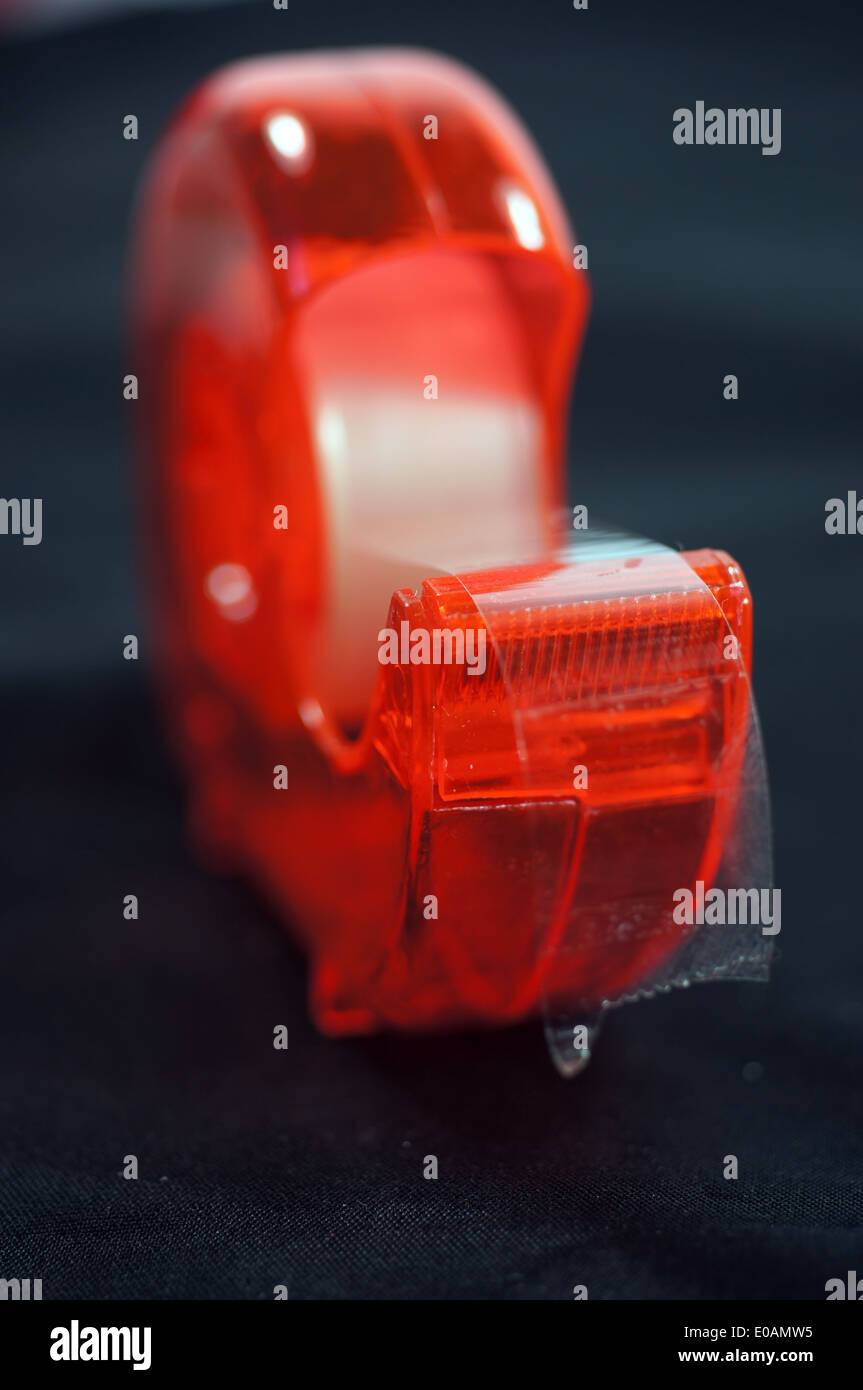 Red scotch tape Stock Photo - Alamy