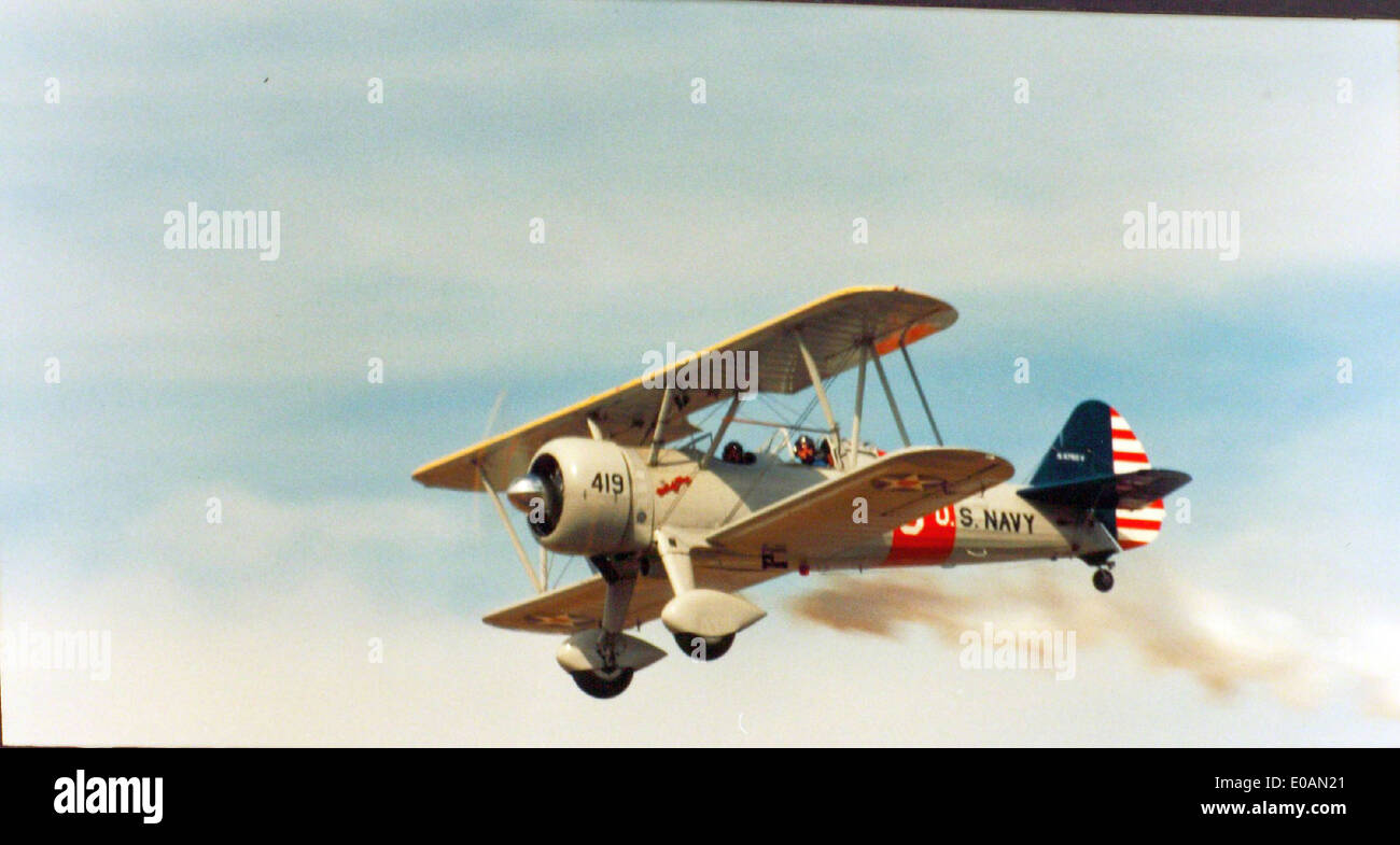 The Stearman N2S, a biplane used by the U.S. Navy, was primarily ...