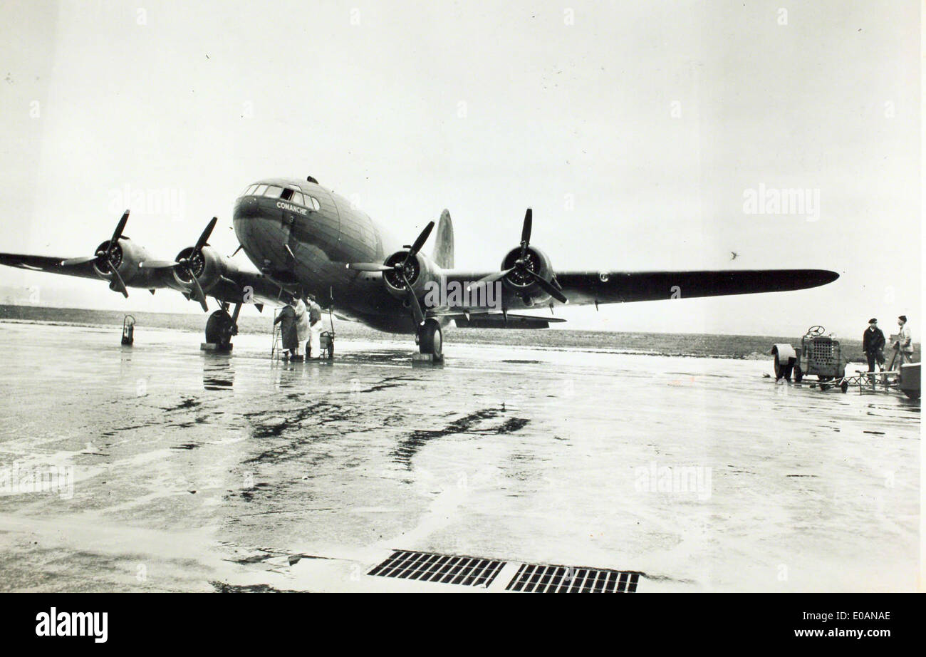 The Boeing 307 Stratoliner, also known as C-75, was a pioneering ...