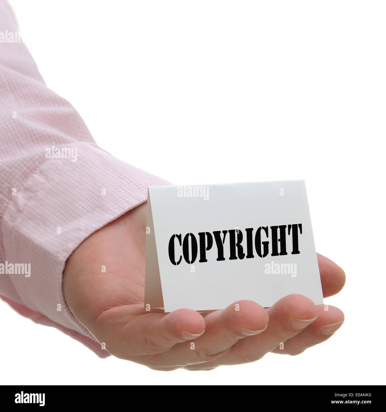 Copyright - Sign Serial Stock Photo - Alamy