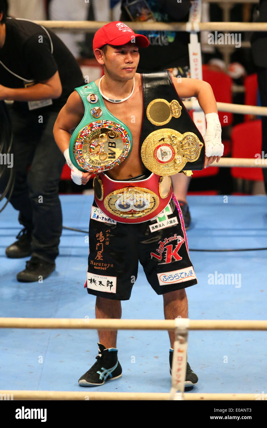 Osaka, Japan. 7th May, 2014. Katsunari Takayama (JPN) Boxing : IBF mini-flyweight title bout ...