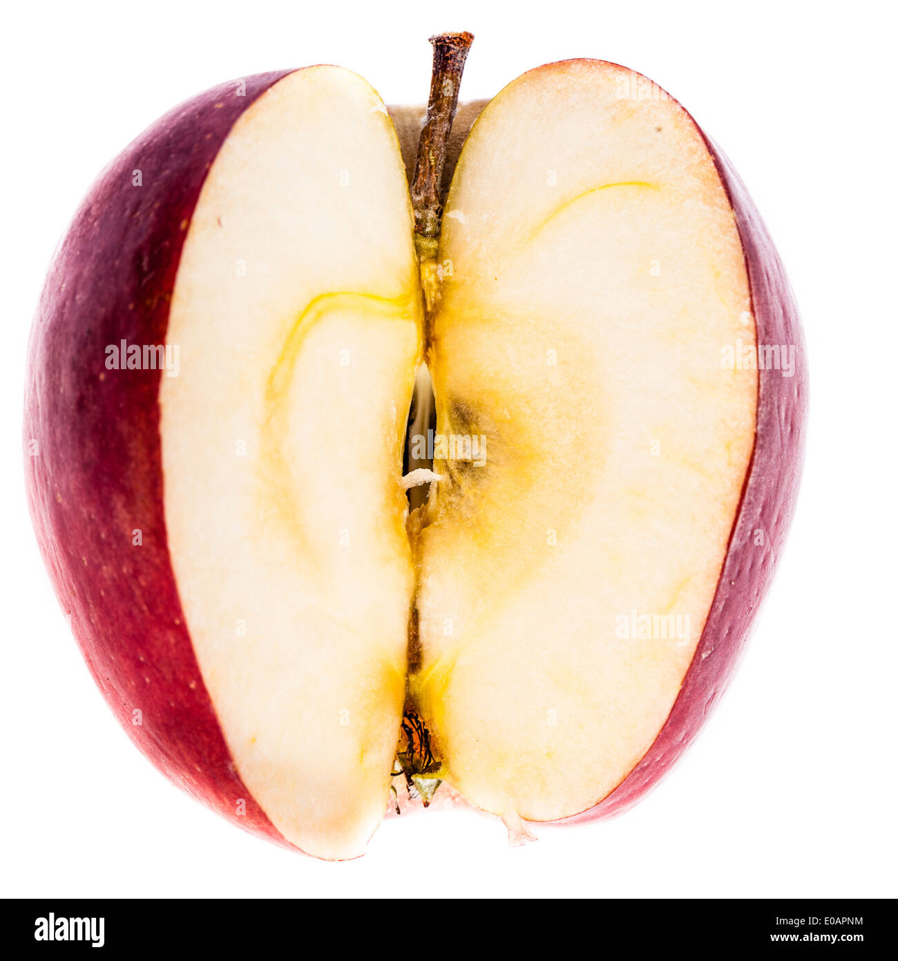 Apple center core hi-res stock photography and images - Alamy