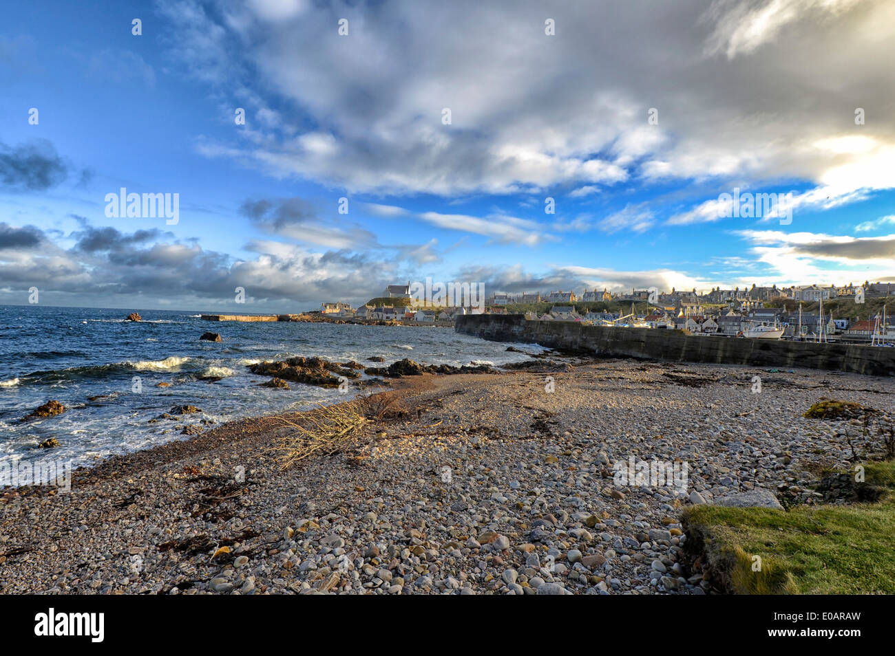 Portknockie Beach, Scotland Stock Photo - Alamy