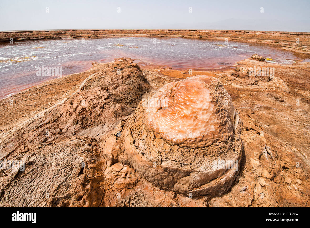 The surreal volcanic landscape of Dallol in the Danakil Depression ...