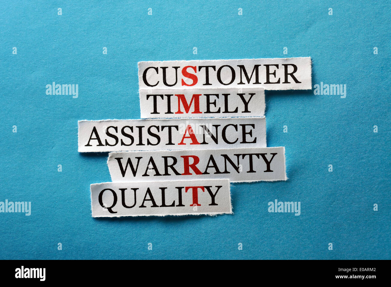 Smart acronym in business concept, words on cut paper hard light Stock ...