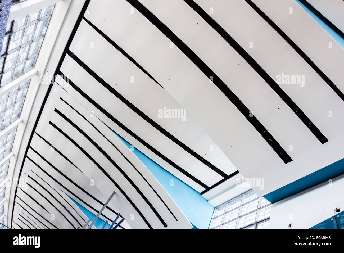 architectural detail of a modern an bright ceiling Stock Photo - Alamy