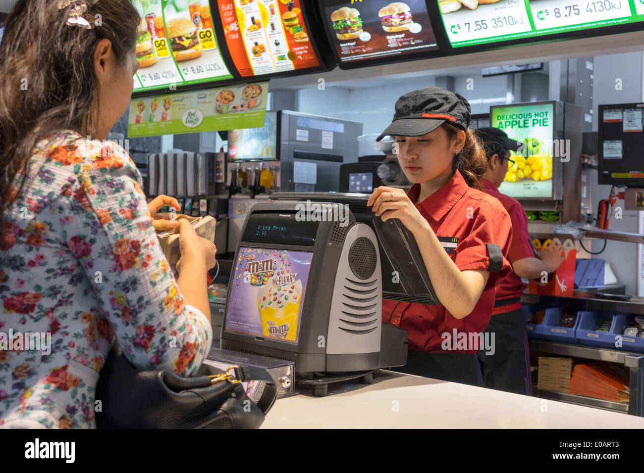Mcdonalds Counter High Resolution Stock Photography and Images - Alamy