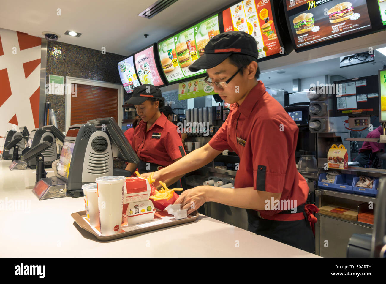 Fast Food Counter Stock Photos & Fast Food Counter Stock Images - Alamy