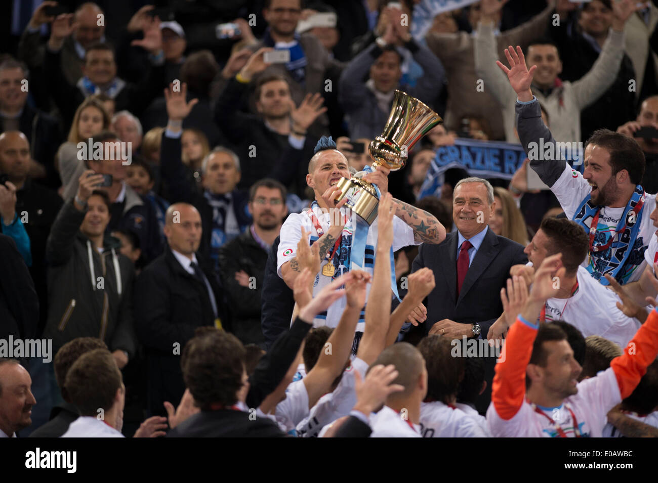 Rome, Italy. 3rd May, 2014. Marek Hamsik (Napoli) Football/Soccer ...