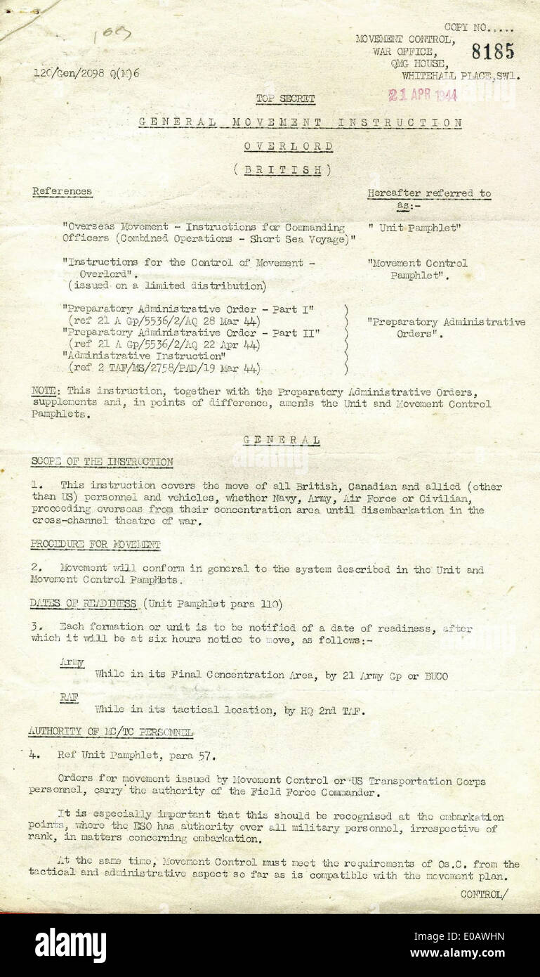 This document, titled '042 General Movement Instruction', was part of ...