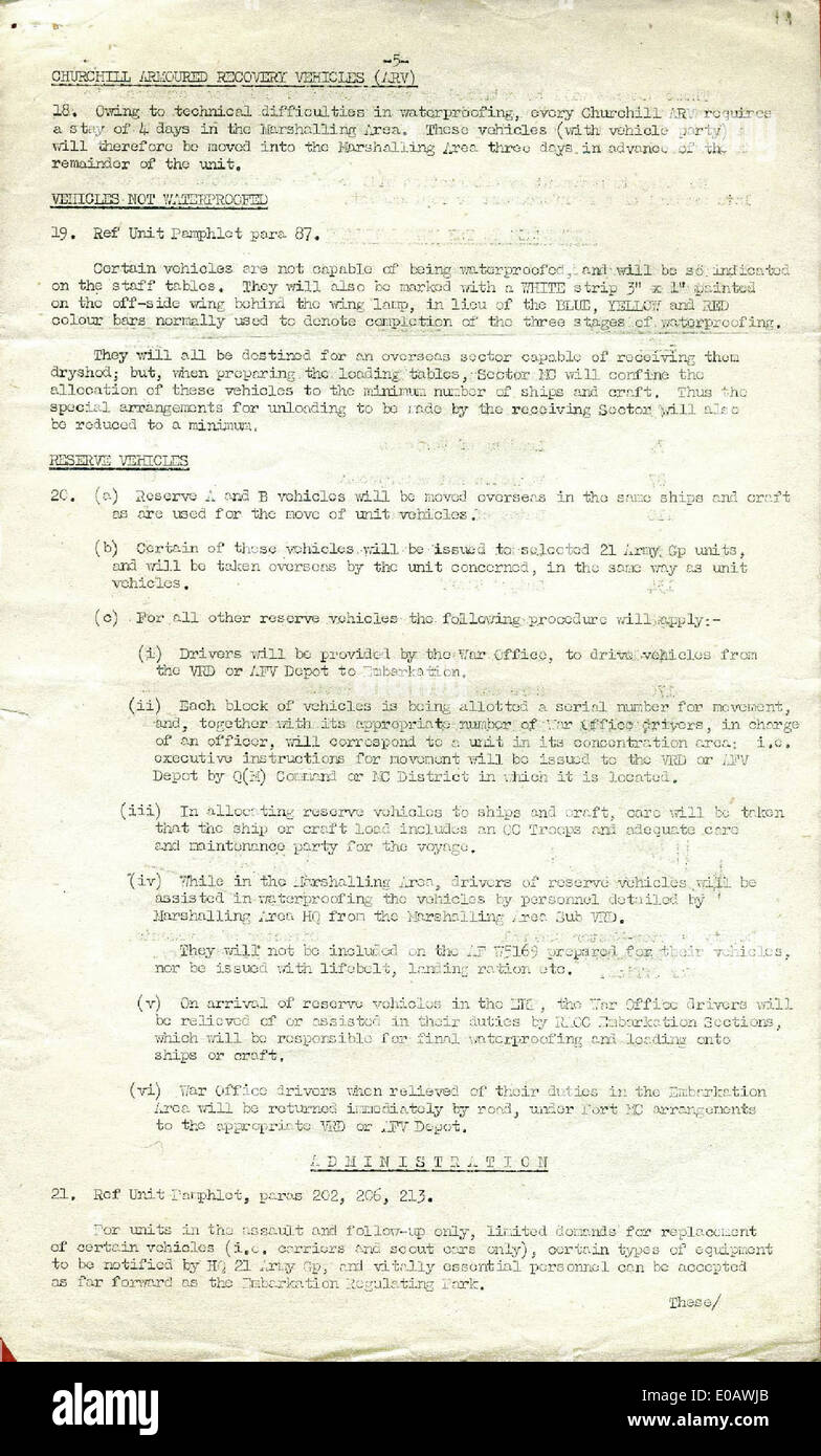 The '046 General Movement Instruction' was a British military directive ...