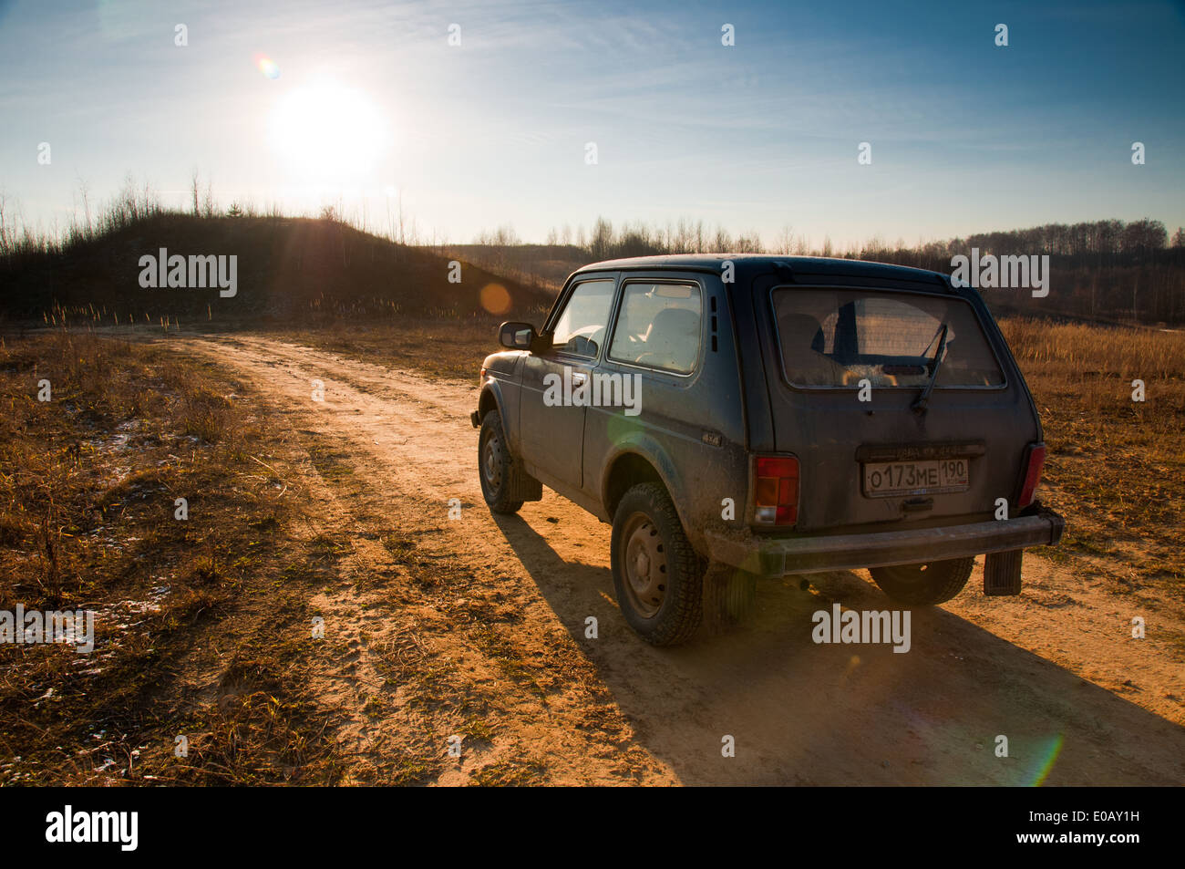 Soviet and Russian SUV Lada Niva 4x4 Stock Photo - Alamy