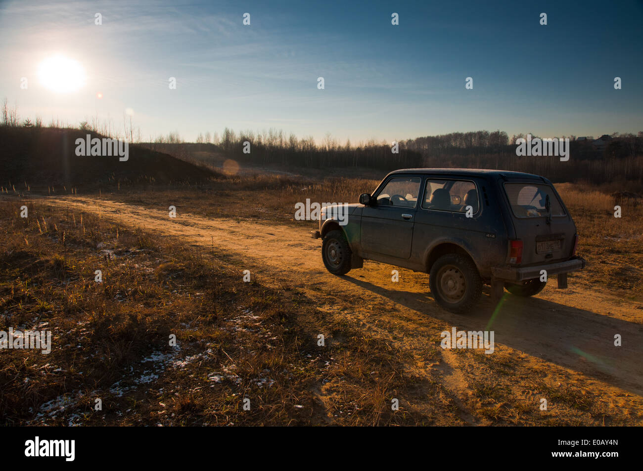 Soviet and Russian SUV Lada Niva 4x4 Stock Photo - Alamy