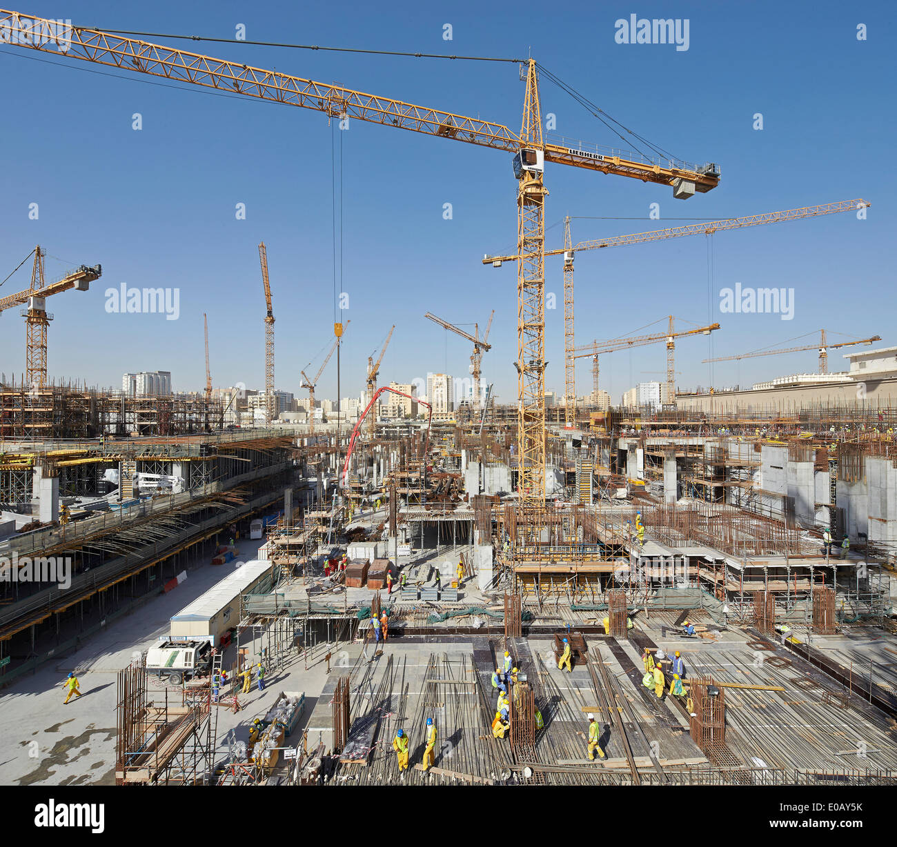 Msheireb Downtown Doha, Construction Site, Doha, Qatar. Architect: John ...
