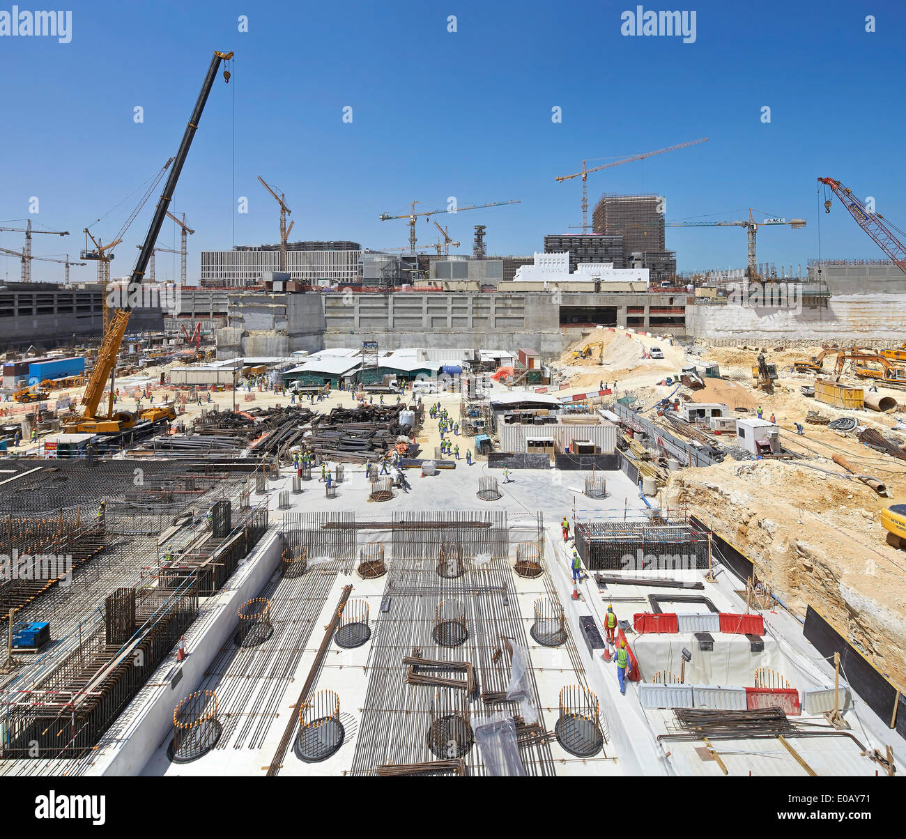 Msheireb Downtown Doha, Construction Site, Doha, Qatar. Architect: John ...