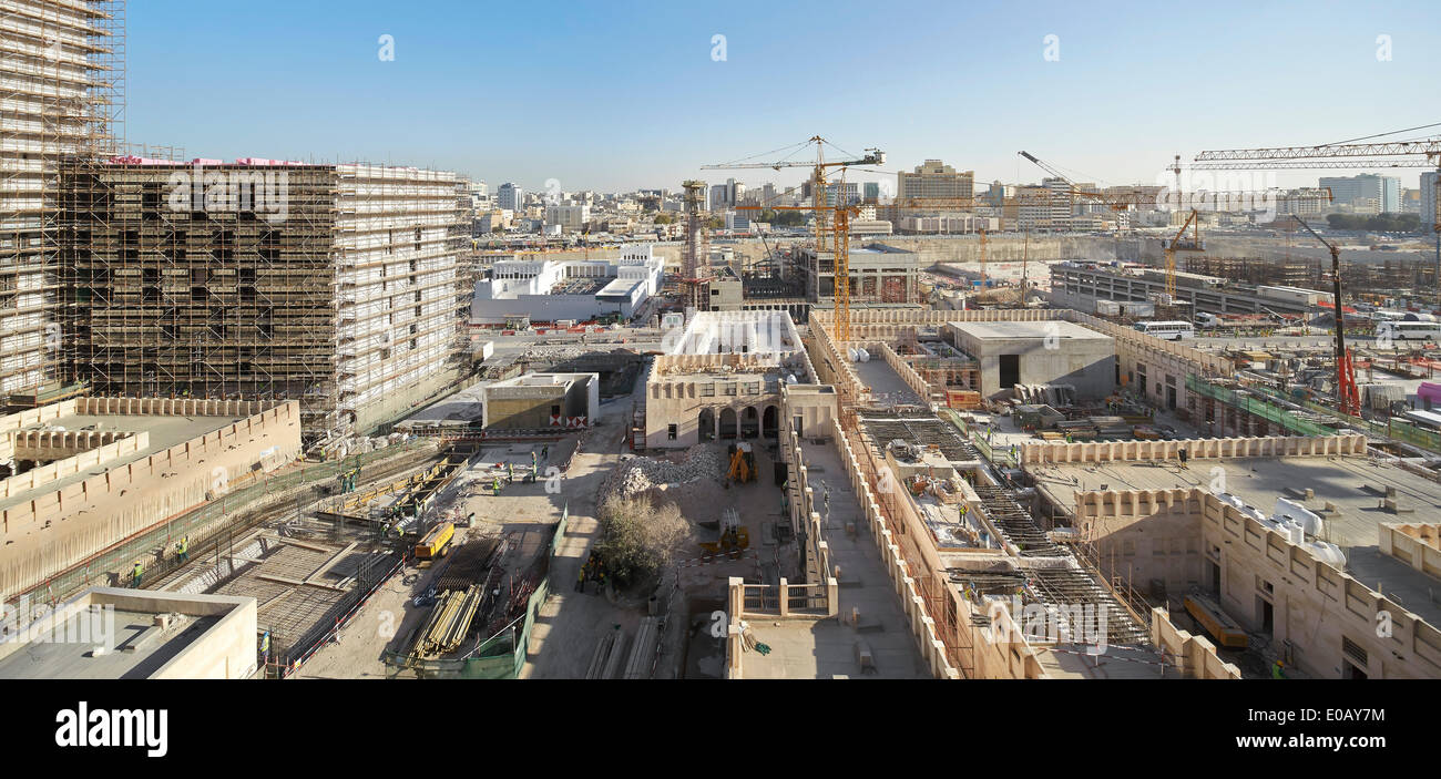 Msheireb Downtown Doha, Construction Site, Doha, Qatar. Architect: John ...