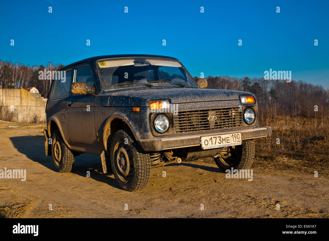 Soviet and Russian SUV Lada Niva 4x4 Stock Photo - Alamy