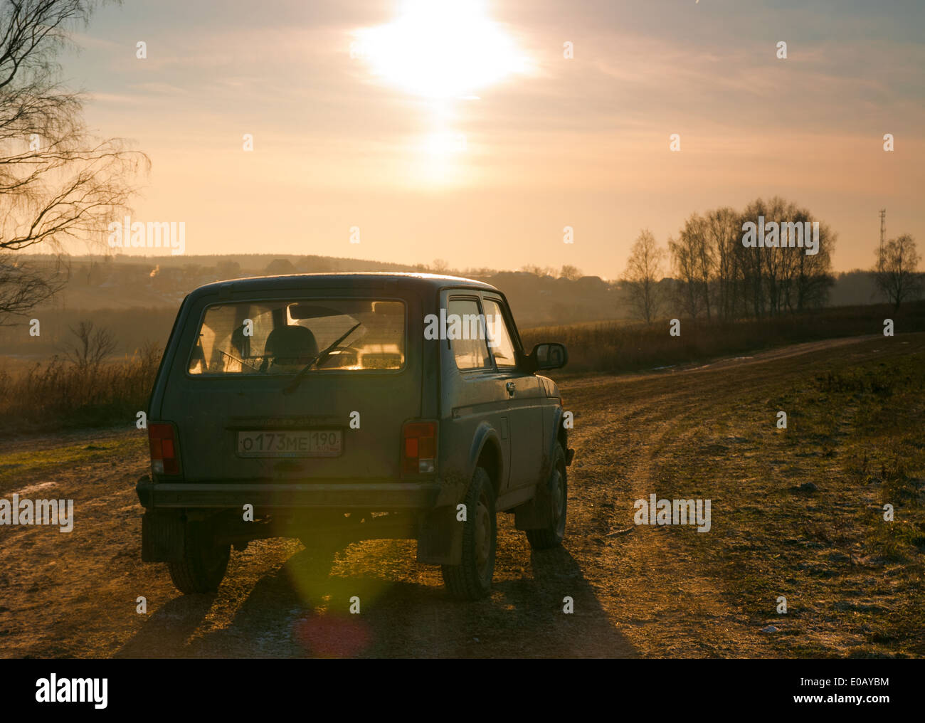 Soviet and Russian SUV Lada Niva 4x4 Stock Photo - Alamy