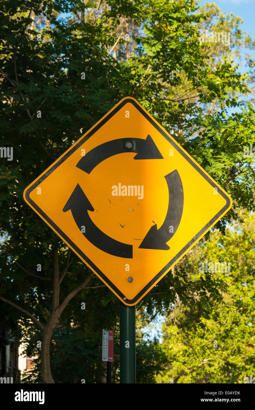 Australia, Sydney, roundabout sign Stock Photo - Alamy