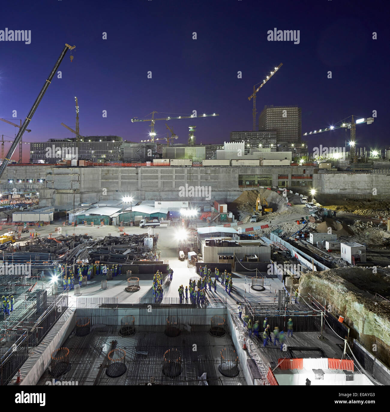 Msheireb Downtown Doha, Construction Site, Doha, Qatar. Architect: John ...