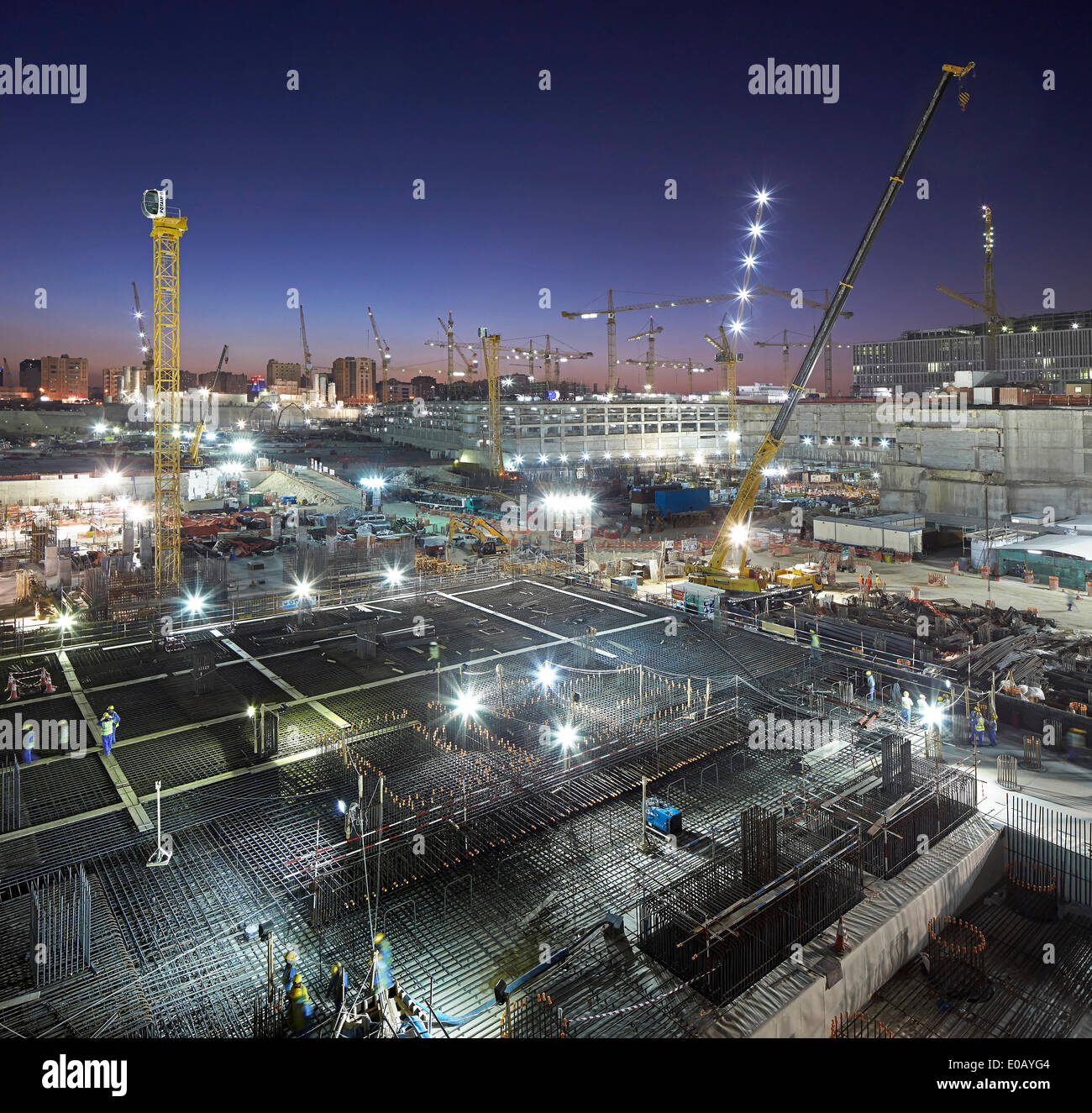 Msheireb Downtown Doha, Construction Site, Doha, Qatar. Architect: John ...